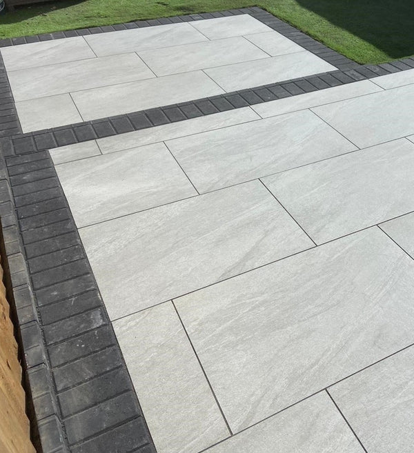 County Light Grey Outdoor Porcelain Paving Tiles – 900×600 – 20mm ...