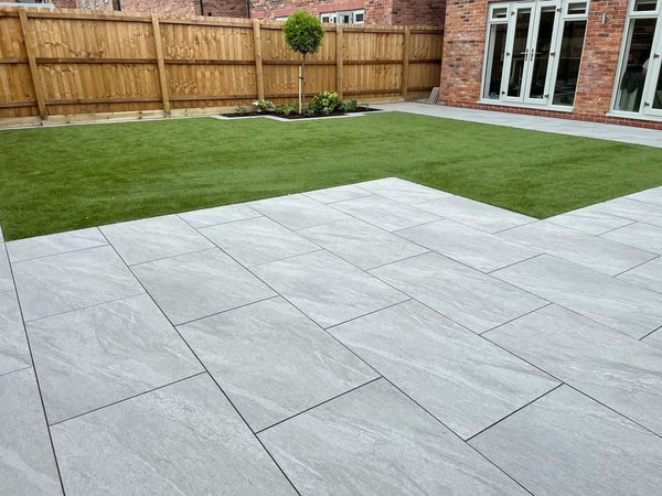 County Light Grey Outdoor Porcelain Paving Tiles – 900×600 – 20mm ...